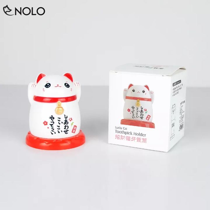 Hộp Đựng Tăm Xỉa Răng Để Bàn Hình Chú Mèo Neko Model SK147 Mang Ý Nghĩa May Mắn Chất Liệu Nhựa ...