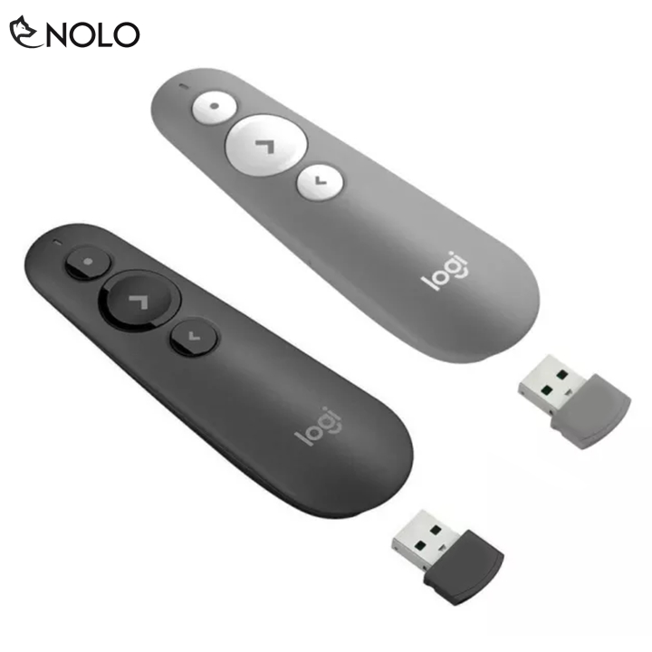 Bút Trình Chiếu Thuyết Trình Logi Model R500 Kết Nối Không Dây USB ...
