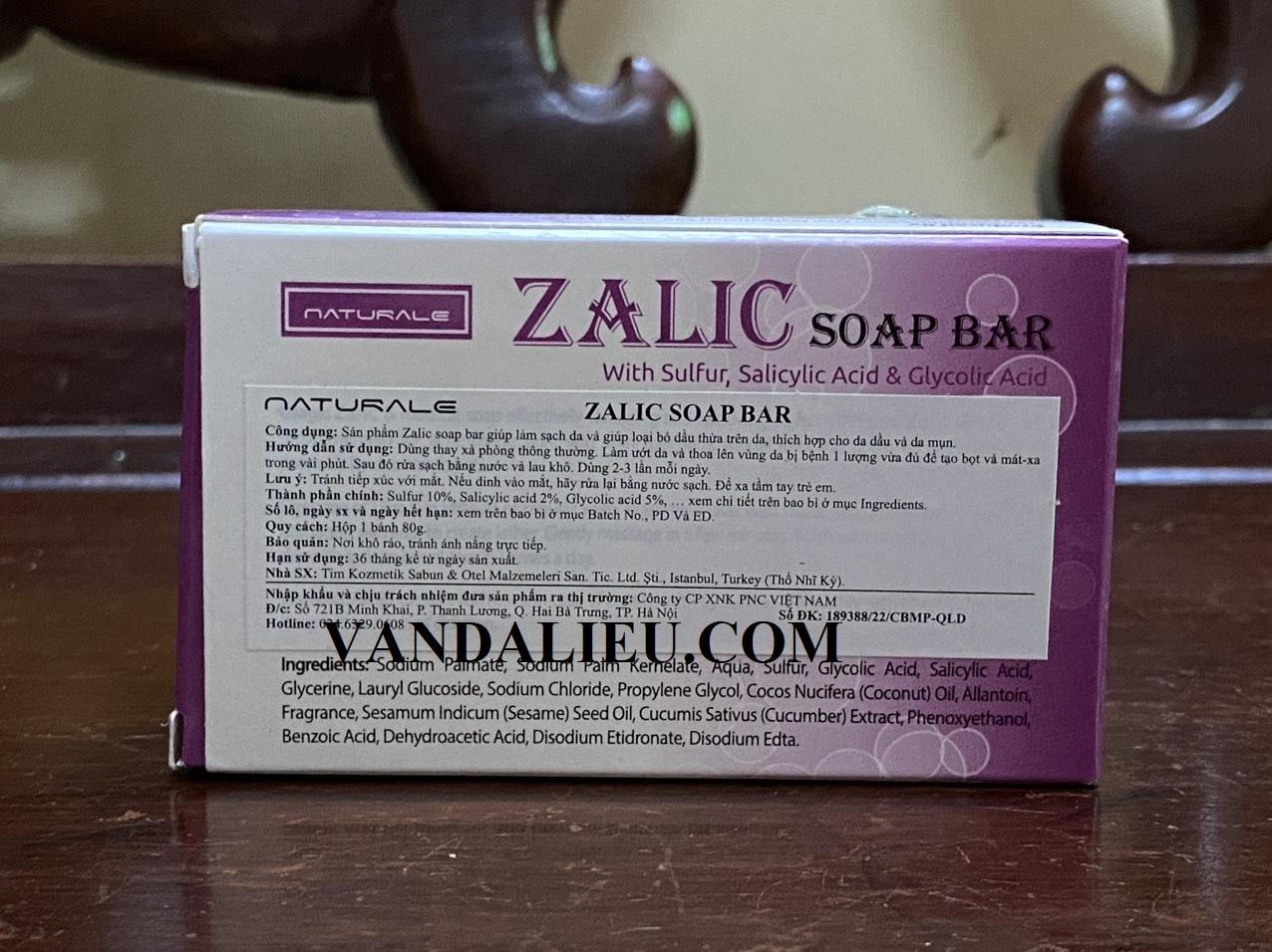 ZALIC SOAP BAR 80G. LÀM SẠCH, GIẢM DẦU THỪA TRÊN DA, THÍCH HỢP CHO DA ...