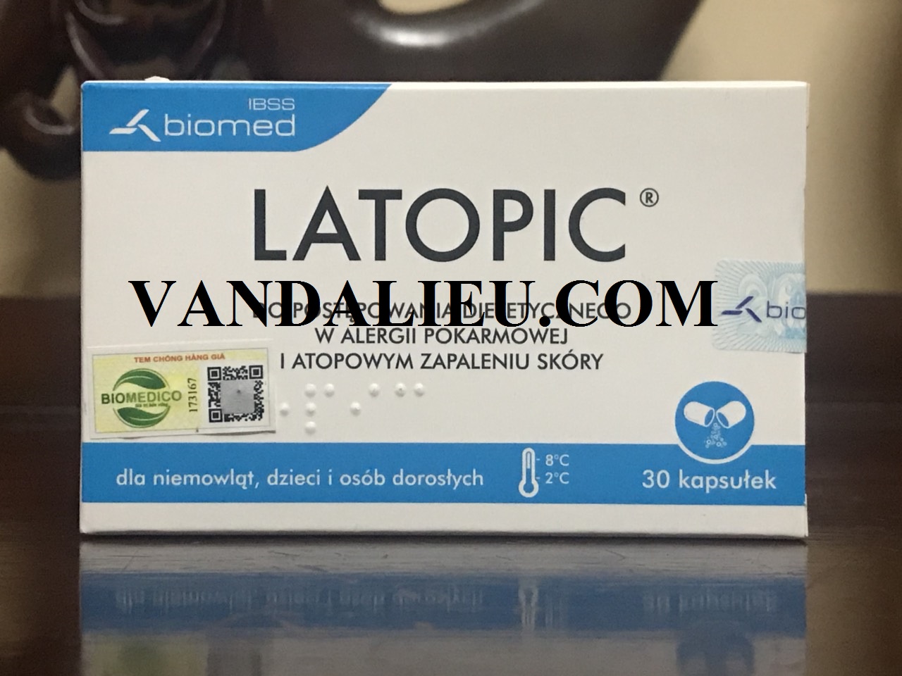 (MẪU MỚI ) MEN VI SINH THỰC PHẨM DINH DƯỠNG Y HỌC LATOPIC, VIÊN UỐNG HỖ ...