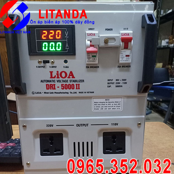 Ổn Áp Lioa Dây Nhôm Hay Dây Đồng? Giá Ổn Áp Lioa 10KVA Dây Đồng