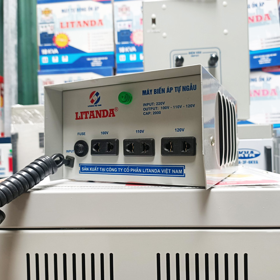 Đổi Nguồn Lioa LiTanda 2000VA 2000W 1 Pha 220V/100V/110V/120V Dây Đồng