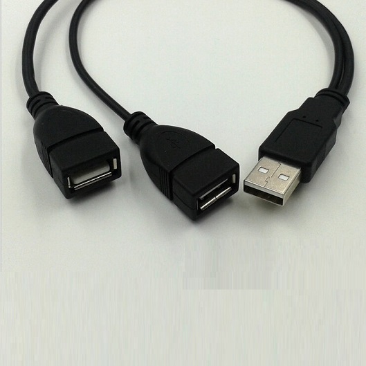 Cáp nguồn USB 1 ra 2 - 1 đầu đực ra 2 đầu cái Linh Kiện 888