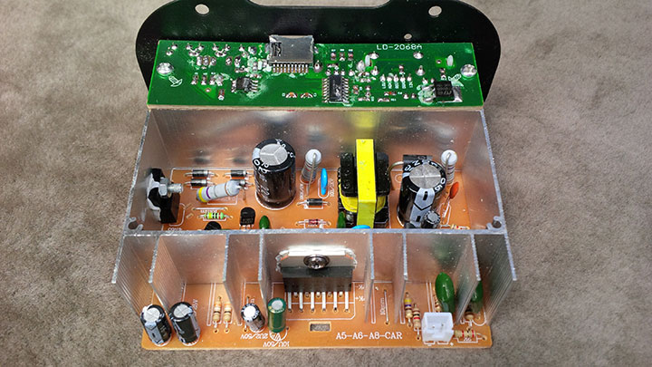 Module Loa Siêu Trầm 220VAC 12V-24VDC TDA2009 10W+10W | Linh Kiện Điện Tử 3M