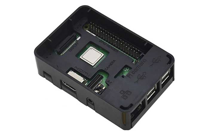 Vỏ Raspberry Pi 4B Màu Đen- Chất lượng cao Linh Kiện Điện Tử 3M