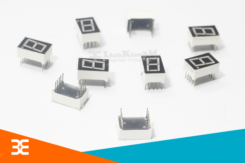 Bộ 10 led 7 thanh 1 số đỏ anode 0.56 chung inch giá siêu rẻ - 3M | Linh ...
