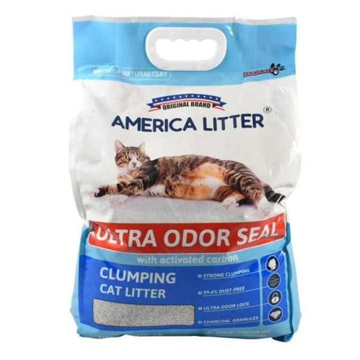 Cát vệ sinh cho mèo America Litter 10L – Kún Miu Pet shop & grooming