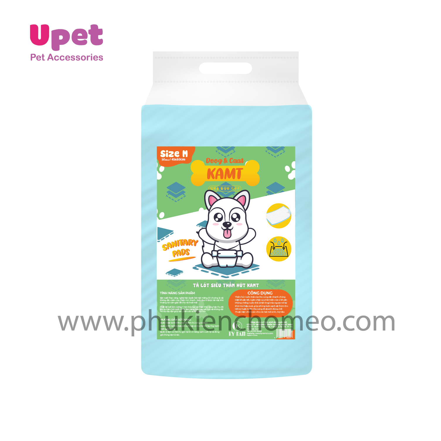 Tã Lót KAMT S 33x45cm 100 Miếng – Giải Pháp Vệ Sinh Thông Minh Cún Yêu ...
