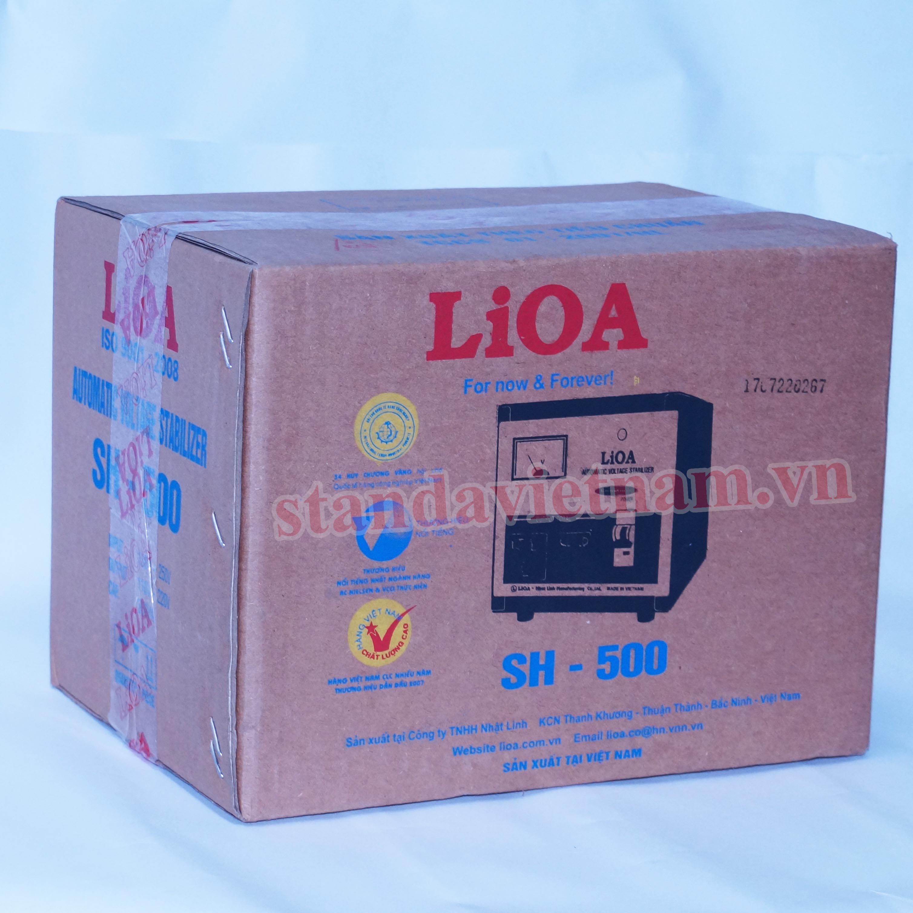 ỔN ÁP LIOA SH -500 Dùng Cho Máy Vi Tính