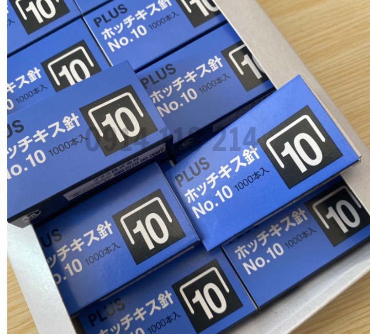 Kim bấm số 10 Plus (Hộp lớn-20 hộp nhỏ) No10. Staplers Plus