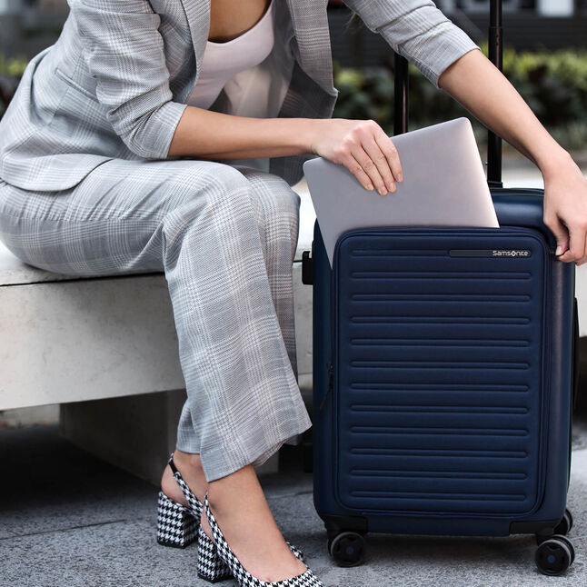 Vali Samsonite Stack'd Easy Access 55/20 Cabin màu xanh Shop Hàng Đức