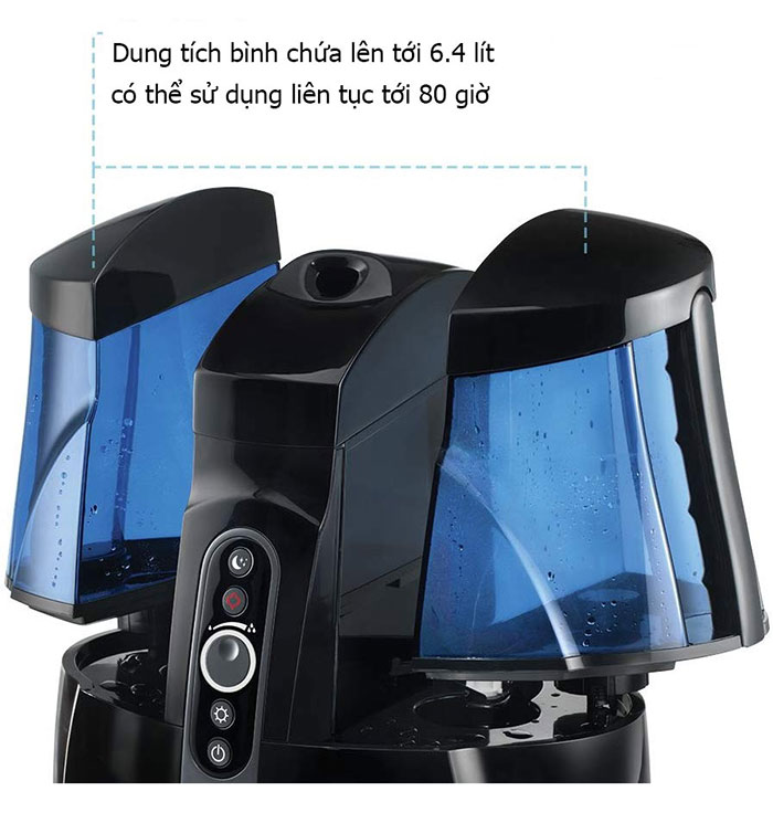 Máy tạo ẩm công nghệ siêu âm khử khuẩn HoMedics UHE-WM70A [AC:110V ...