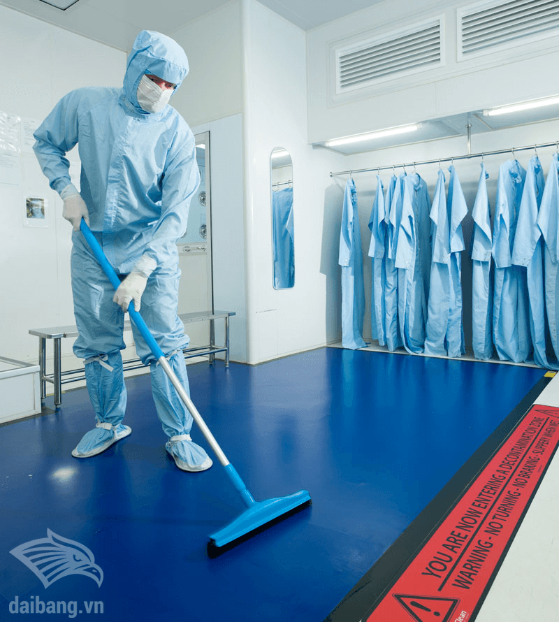 Thảm dính bụi phòng sạch dạng tấm Sticky Mats PHÒNG SẠCH ĐẠI BÀNG