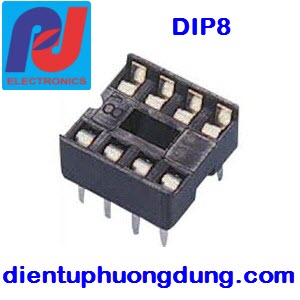 Đế IC 8 chân nhựa - 8 DIP | Điện tử Phương Dũng