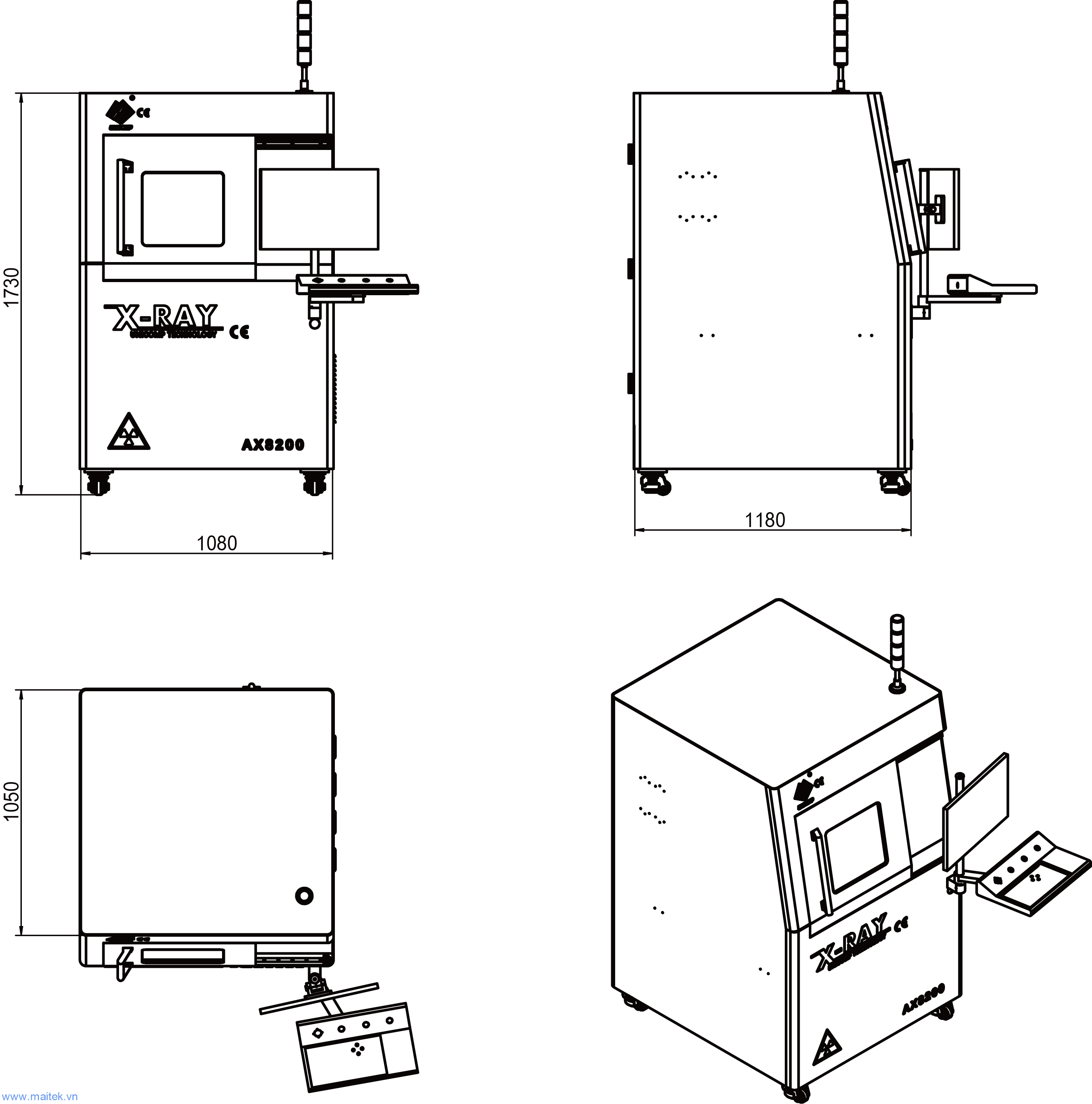 AX8200 Hệ thống kiểm tra Xray