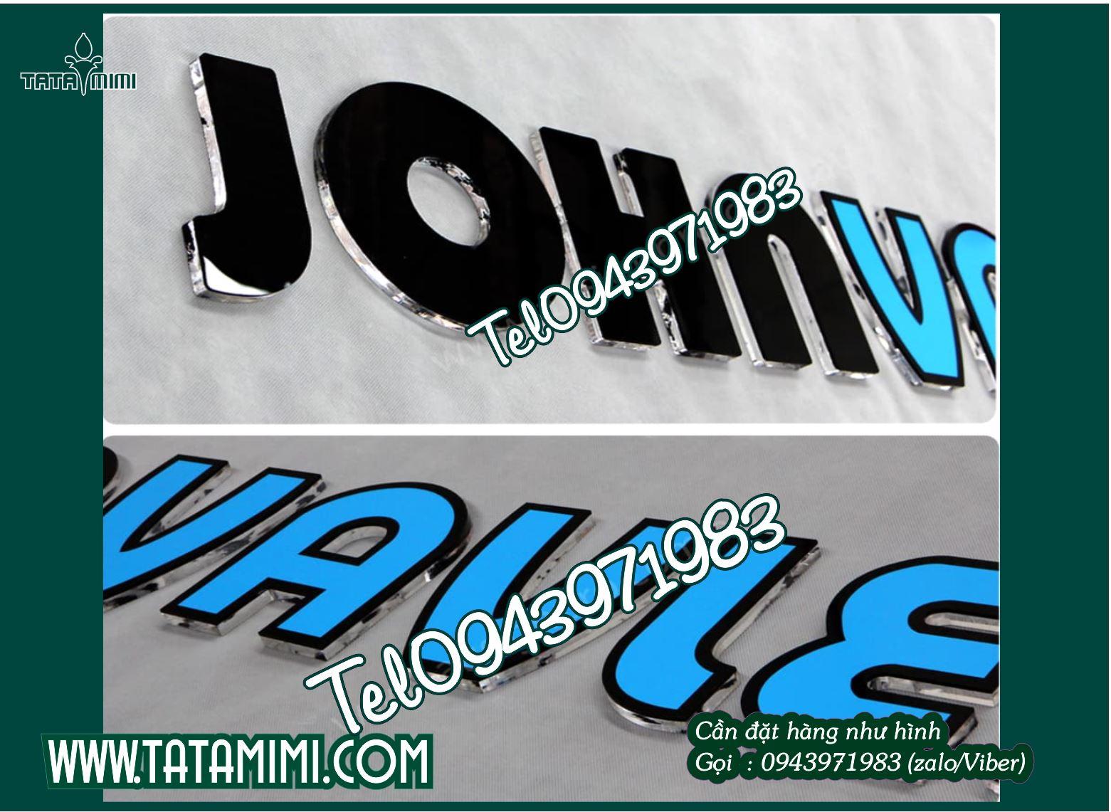 Các mẫu Backdrop mica chữ nổi, Khung mica chữ nổi đẹp