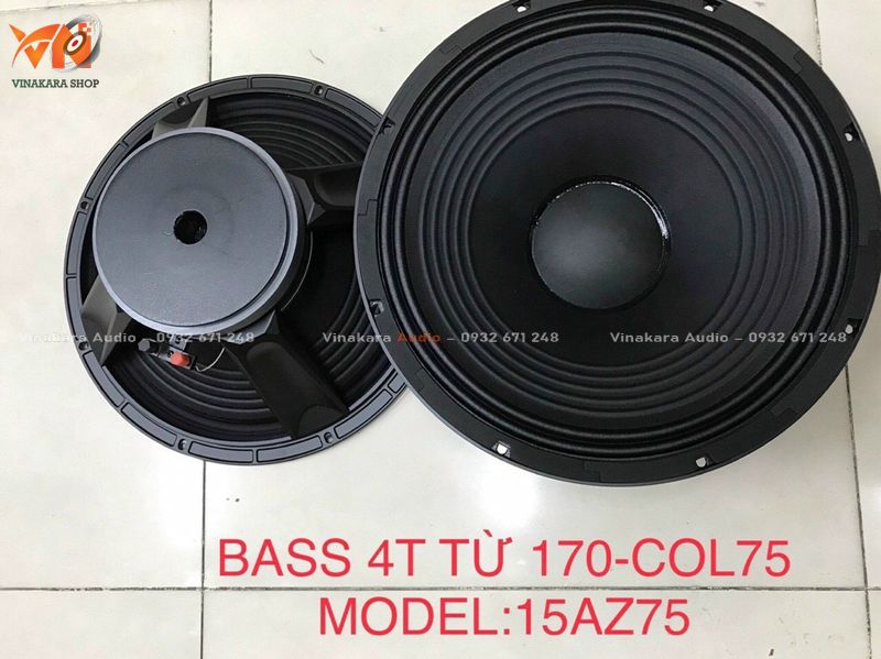 Loa bass rời 40 4 tấc từ 170 coil 75,15AZ75, sườn nhôm nhập khẩu ...