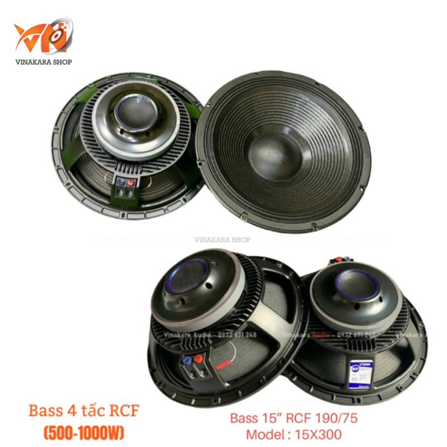 Loa bass rời 40 RCF 4 tấc từ 190-coil75, 8ohm| LF 15x300, 500-1000w | Vinakara.com
