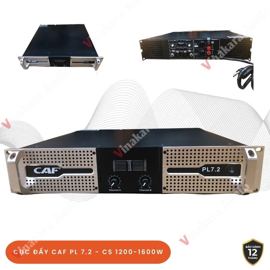 Cục đẩy công suất 2 kênh CAF PL7.2 (24S) | Vinakara.com