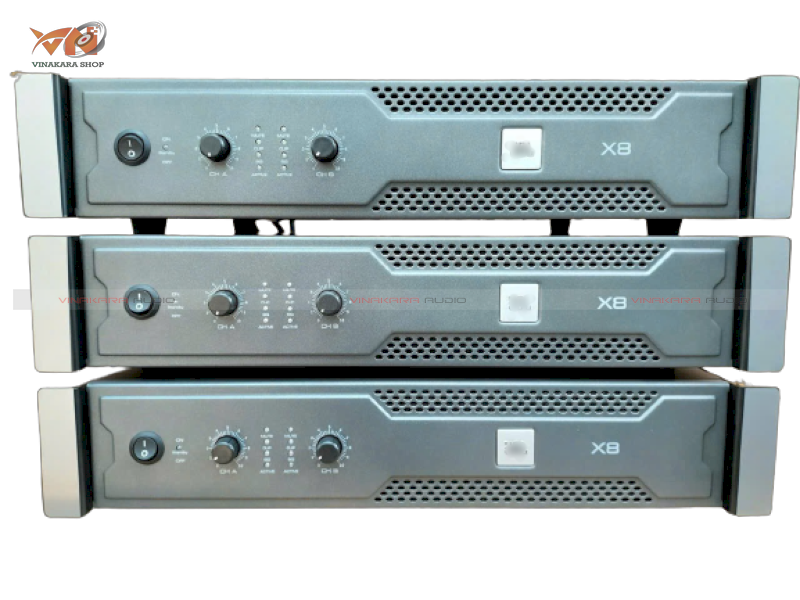 Cục đẩy công suất 2 kênh JBL X8, hàng nhập khẩu loại 1 | Vinakara.com