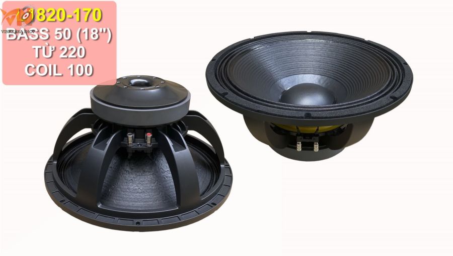 Loa bass rời 50 5 tấc từ 220 coil 100, L1820-170 | Vinakara.com
