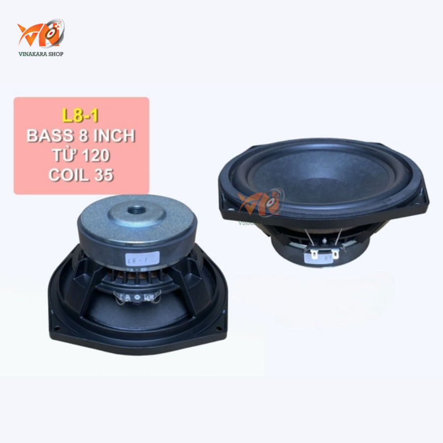 Loa bass rời 20 2 tấc từ 120 coil 35, L8-1 | Vinakara.com