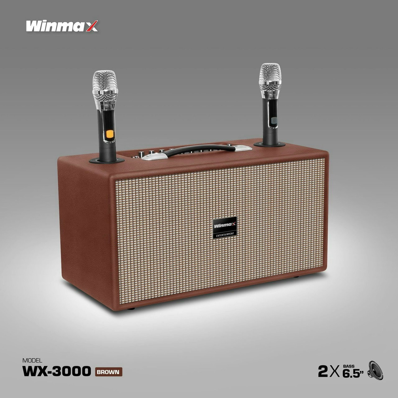 Loa xách tay WinMax WX3000 (2 BASS 6.5 INCH) | Vinakara.com