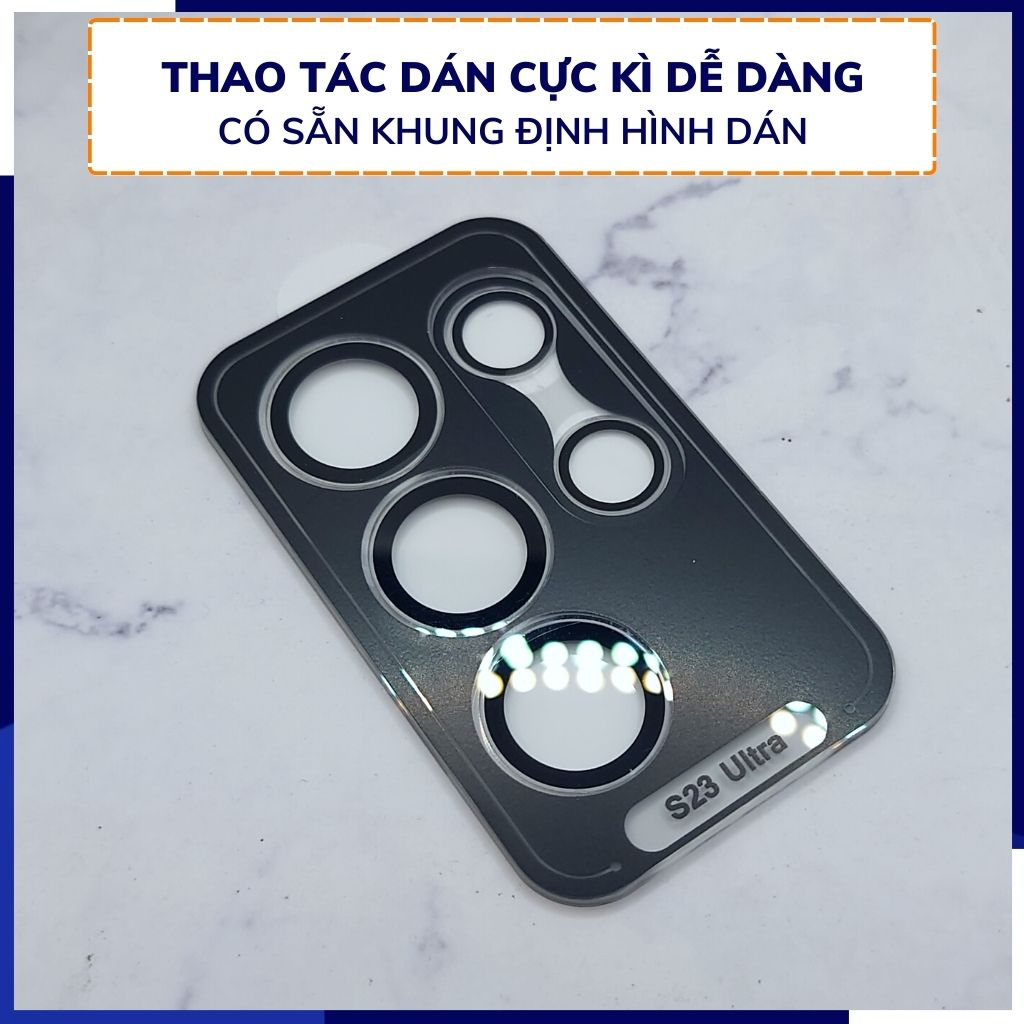 Combo viền và kính cường lực camera kuzoom samsung s23 ultra chính hãng ...