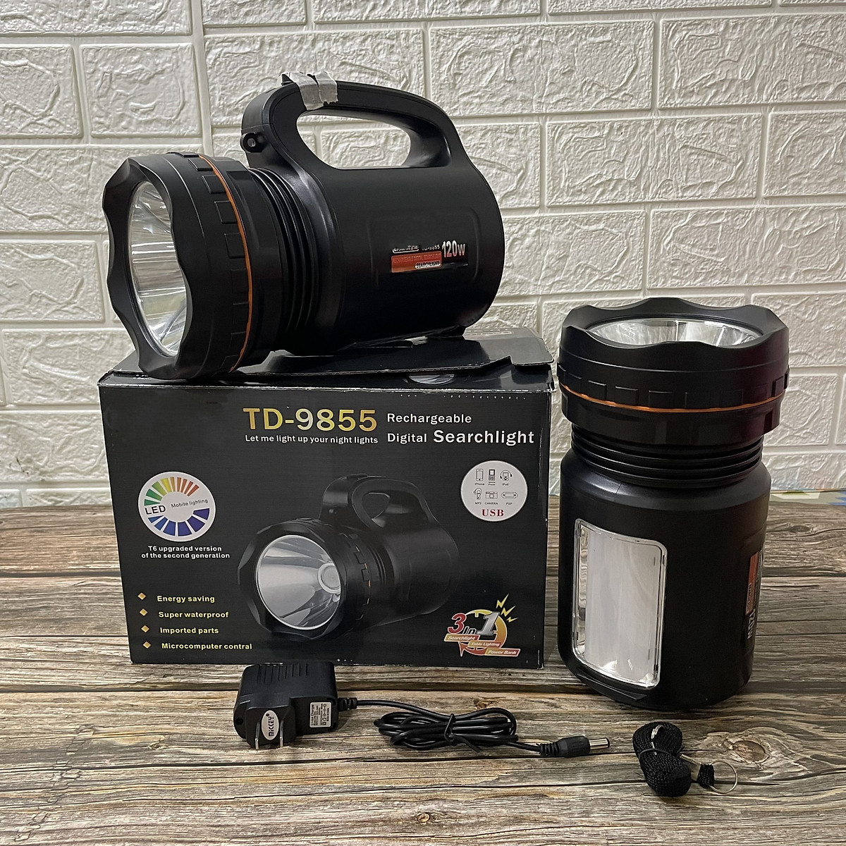 Đèn pin sạc cầm tay Sankara TD-9855