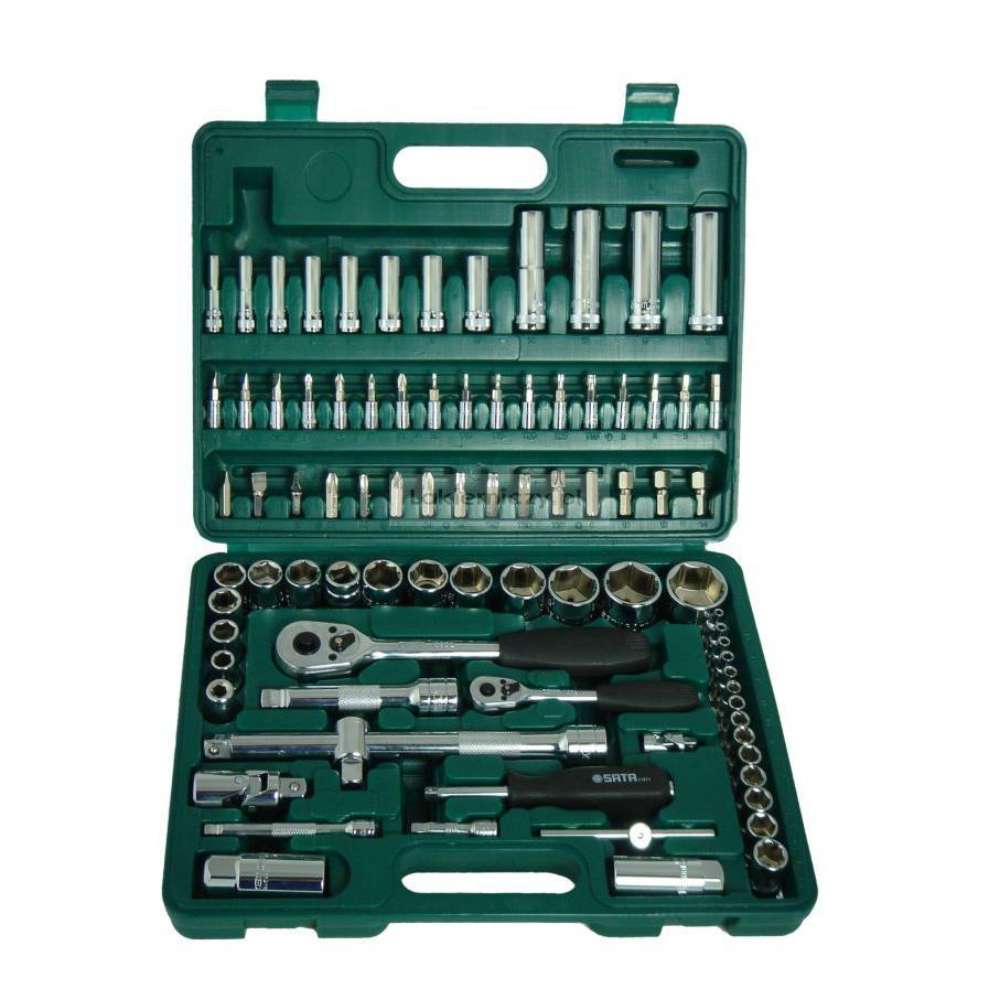 1/4" Bộ đầu tuýp 86 chi tiết hệ Metric Sata 09013