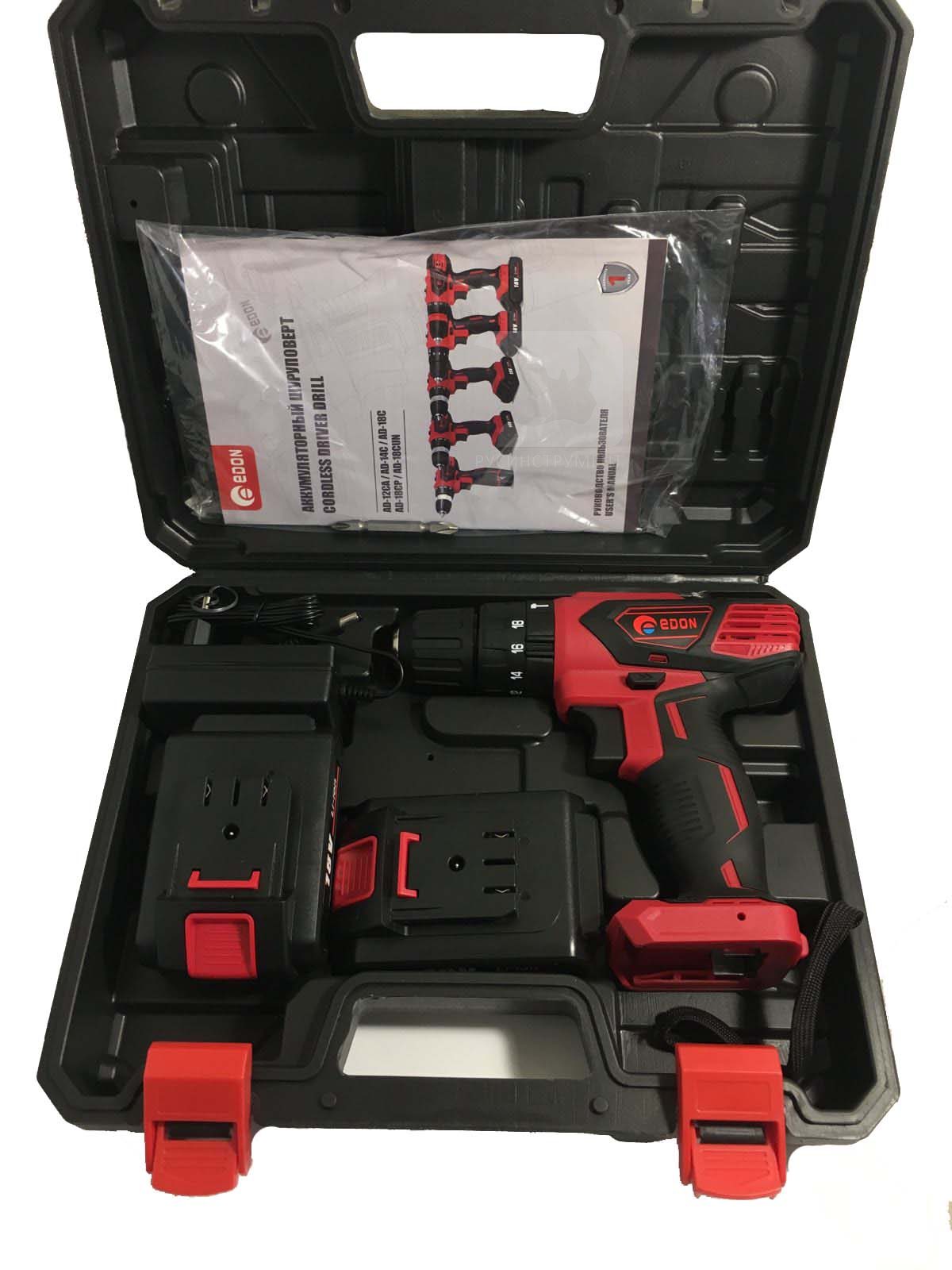 18V Máy khoan vặn vít dùng pin EDON AD 18CP-18V