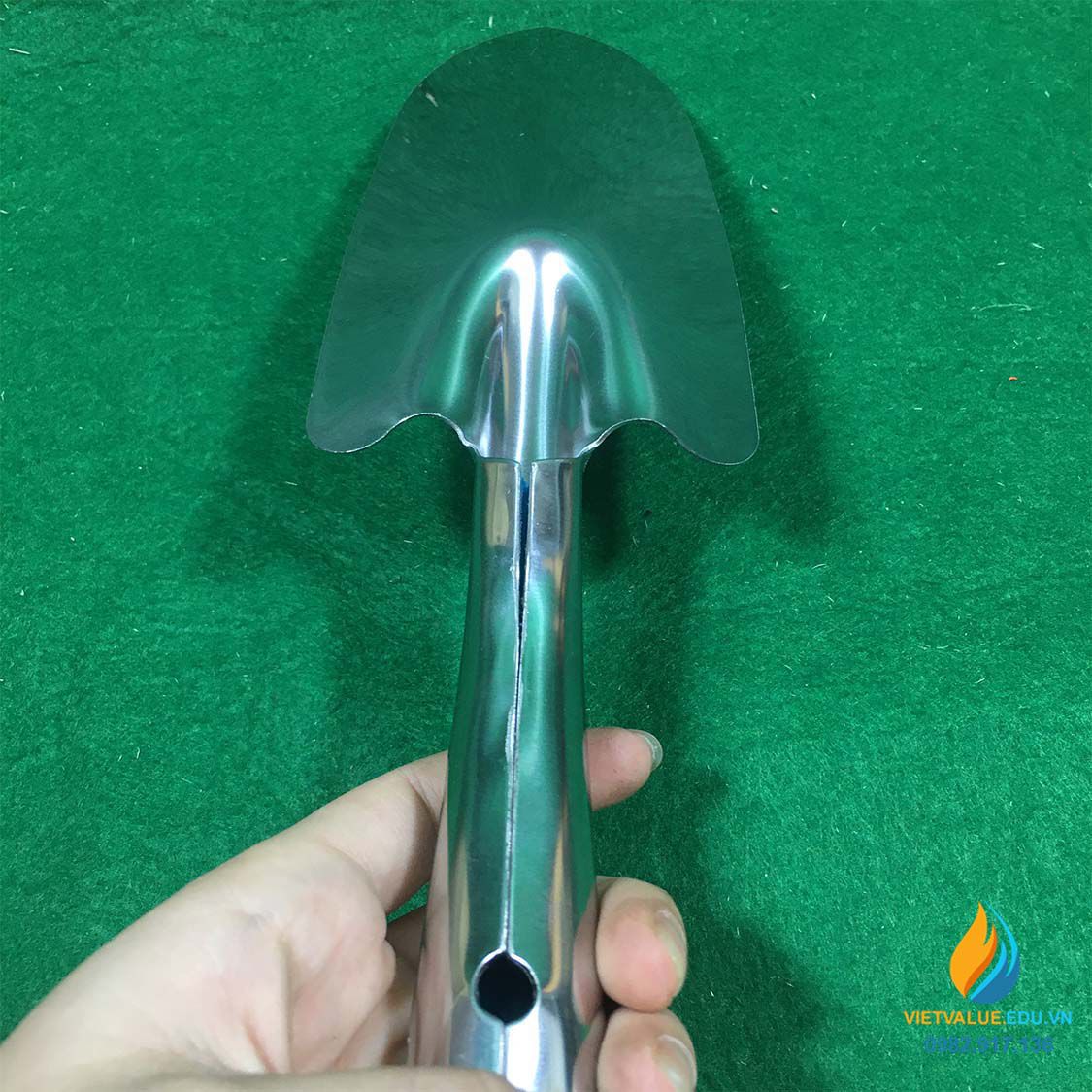 Bay xúc đất cho học sinh, kích thước dài 265mm, xẻng 150mm, cầm 115mm ...