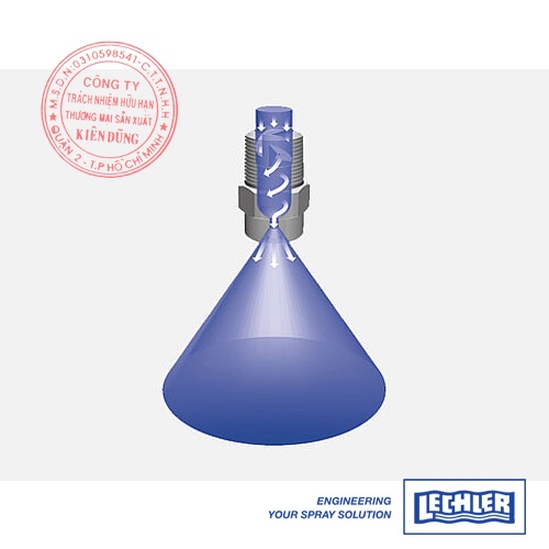 Béc phun Lechler Series 490/491 Axial-flow full cone nozzles | Kiên ...