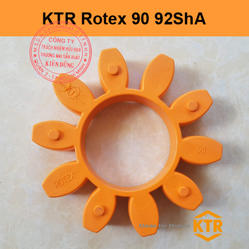 Đệm giảm chấn cho khớp nối KTR Rotex 90 92ShA ORANGE | Kiên Dũng (KIDUCO)