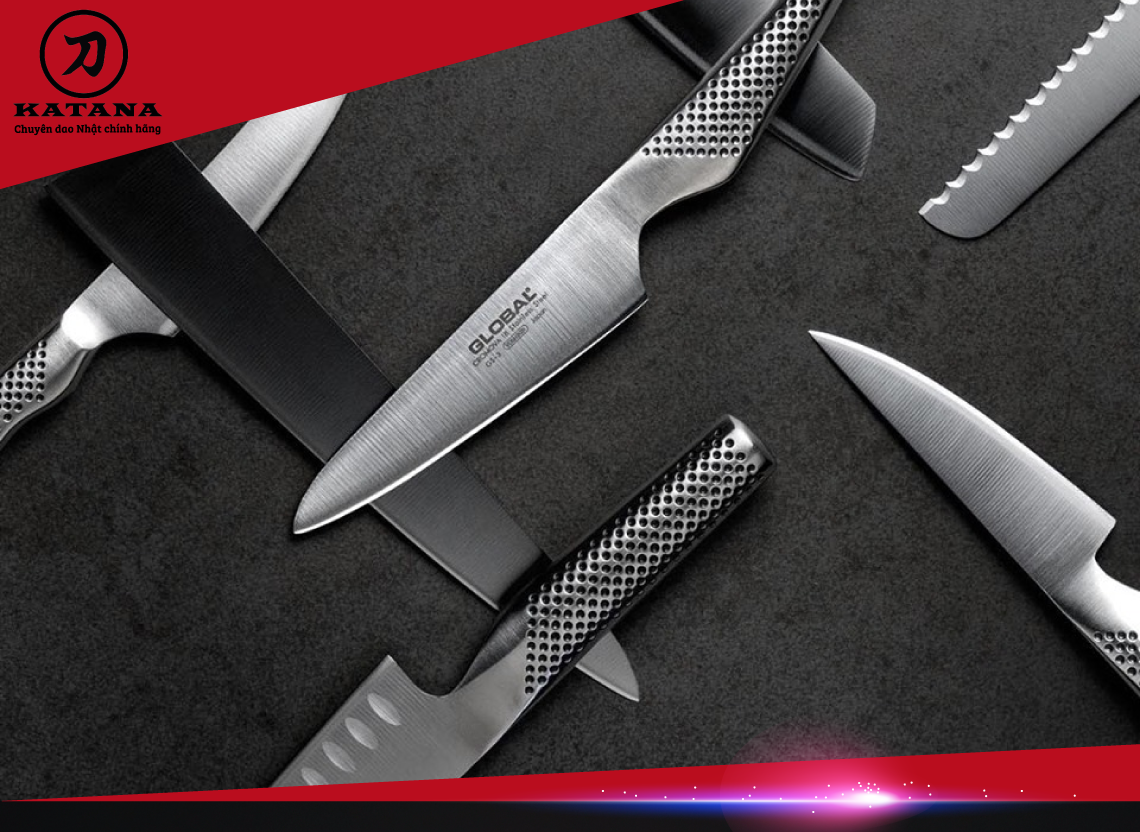 Dao bếp Nhật cao cấp Global GF34 Chef - Dao thái thịt cá (270mm) – Dao ...