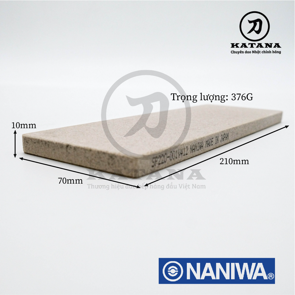 Đá mài phá Naniwa Nhật Bản #220 SUPER SP 402 (210x70x10) – Dao Nhật KATANA