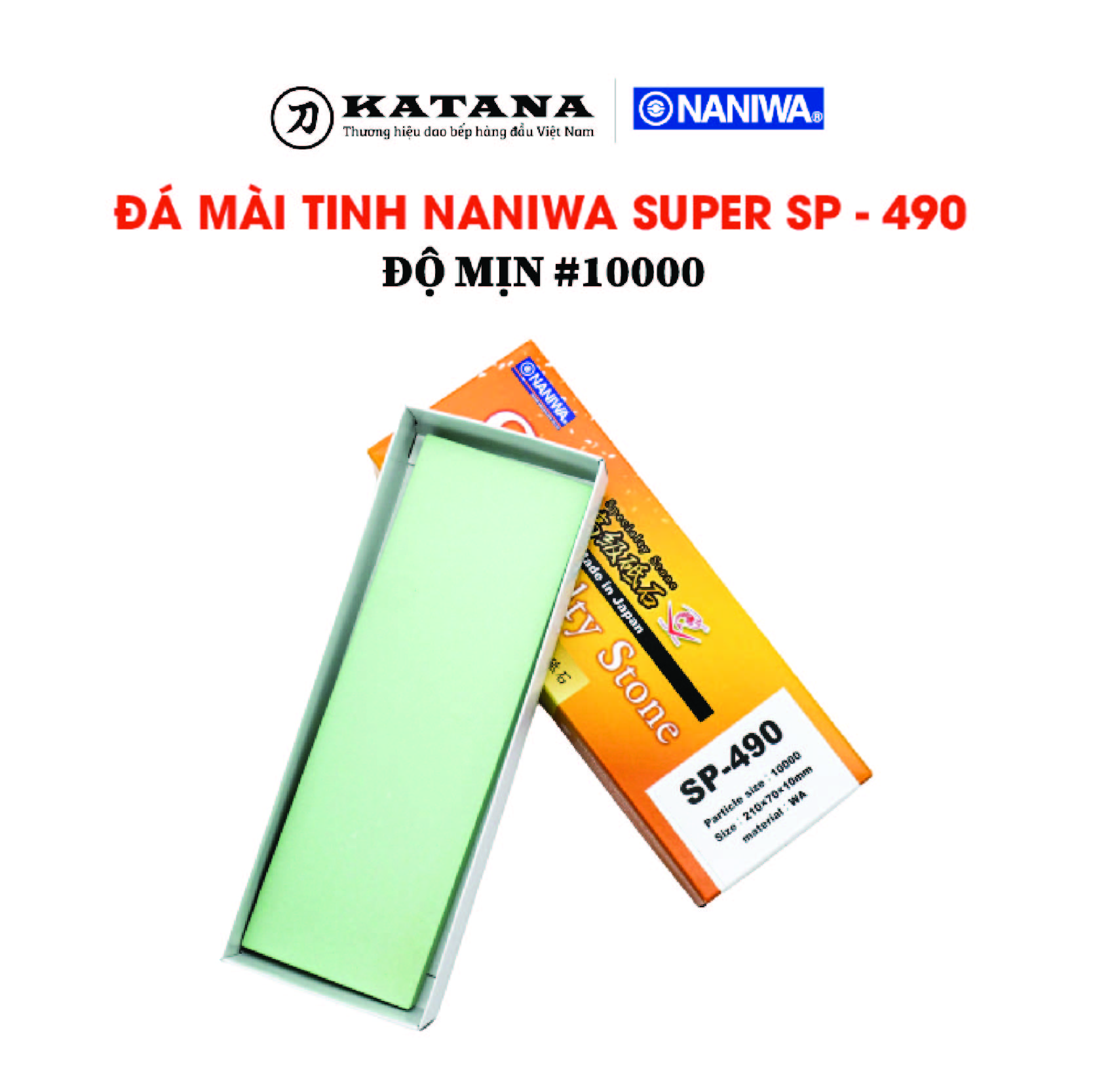 Đá mài tinh Naniwa Nhật Bản #10000 SUPER SP 490 (210x70x10) – Dao Nhật ...