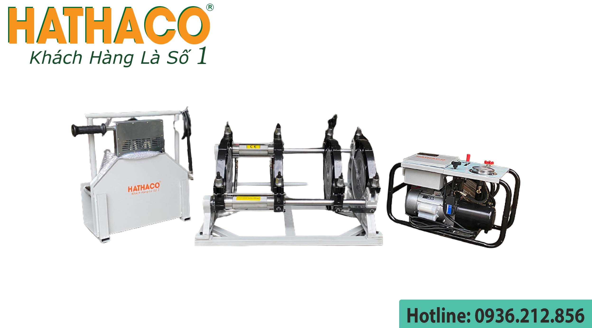 Máy hàn thủy lực D315 Công ty TNHH thiết bị điện nước Hà Thành