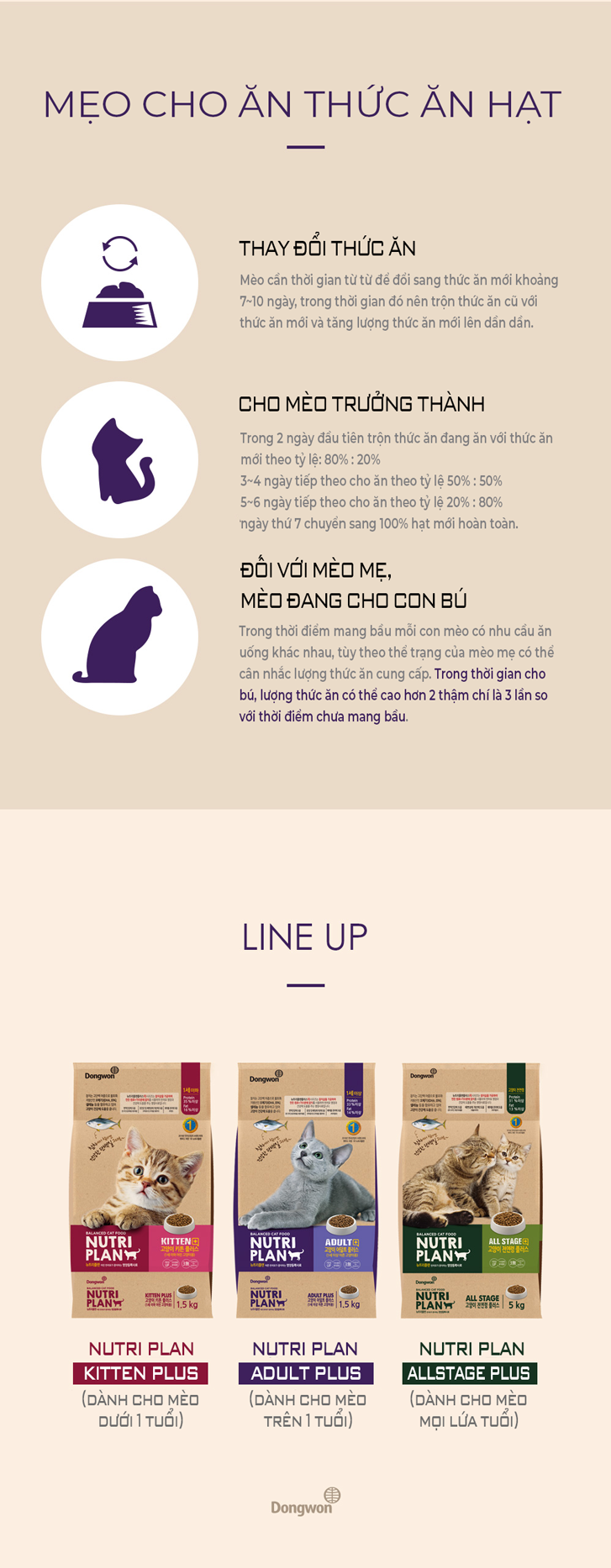 Thức ăn cho mèo trưởng thành Nutri Plan Adult Plus 1.5kg hoàn chỉnh