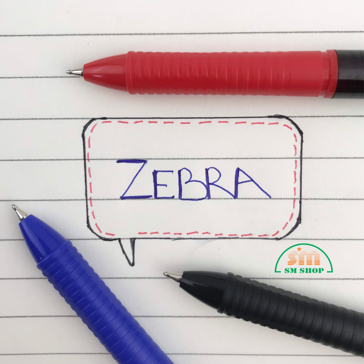 Bút bi Zebra Pic Knock, bút nguyên tử, bút bích, văn phòng phẩm