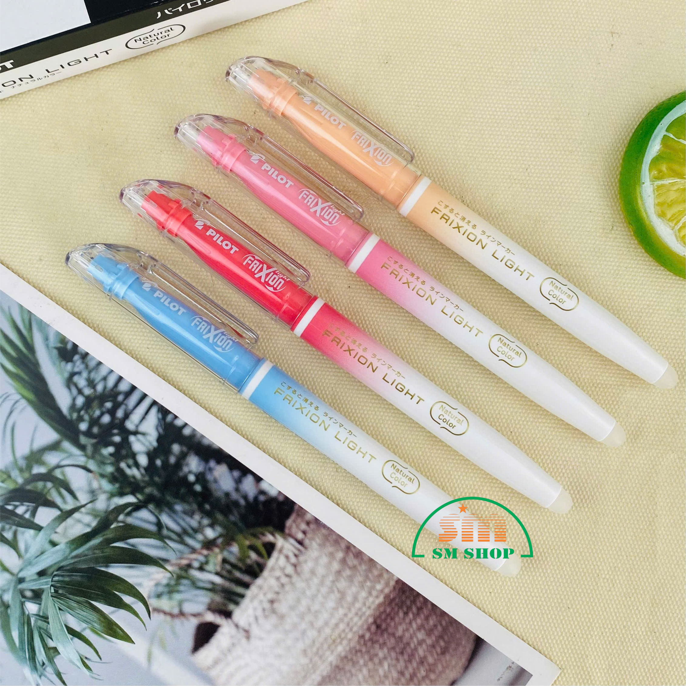 Bút dạ quang xoá được Pilot Frixion SFL-10SL, highlight, văn phòng phẩm