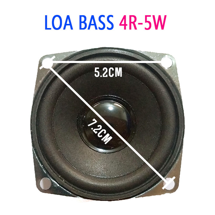 Loa Bass vi tính 5W 4R Combo 4 loa | linhkienfpt
