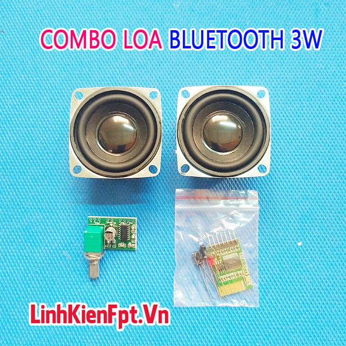 Combo chế loa Bluetooth 3W Pam8403 vs Win 88 | linhkienfpt