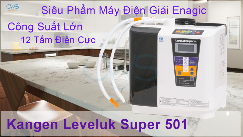 Máy Điện Giải Ion Kiềm Kangen Leveluk Super 501 - Chính Hãng