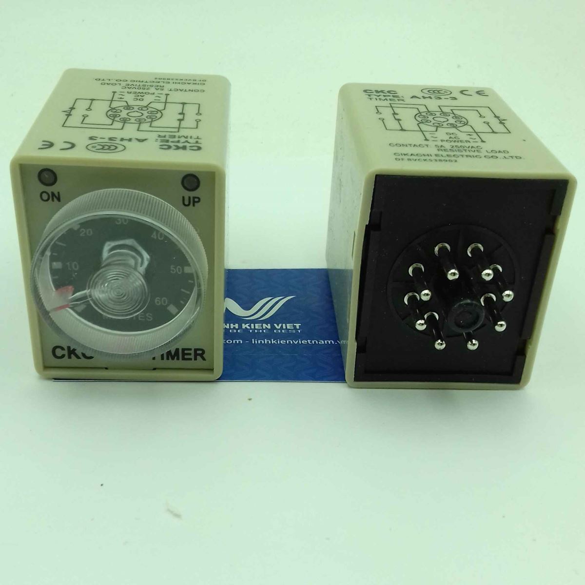 Relay thời gian CKC AH3-3 220V 60 phút / Timer CKC AH3-3 220V - K1H3 ...