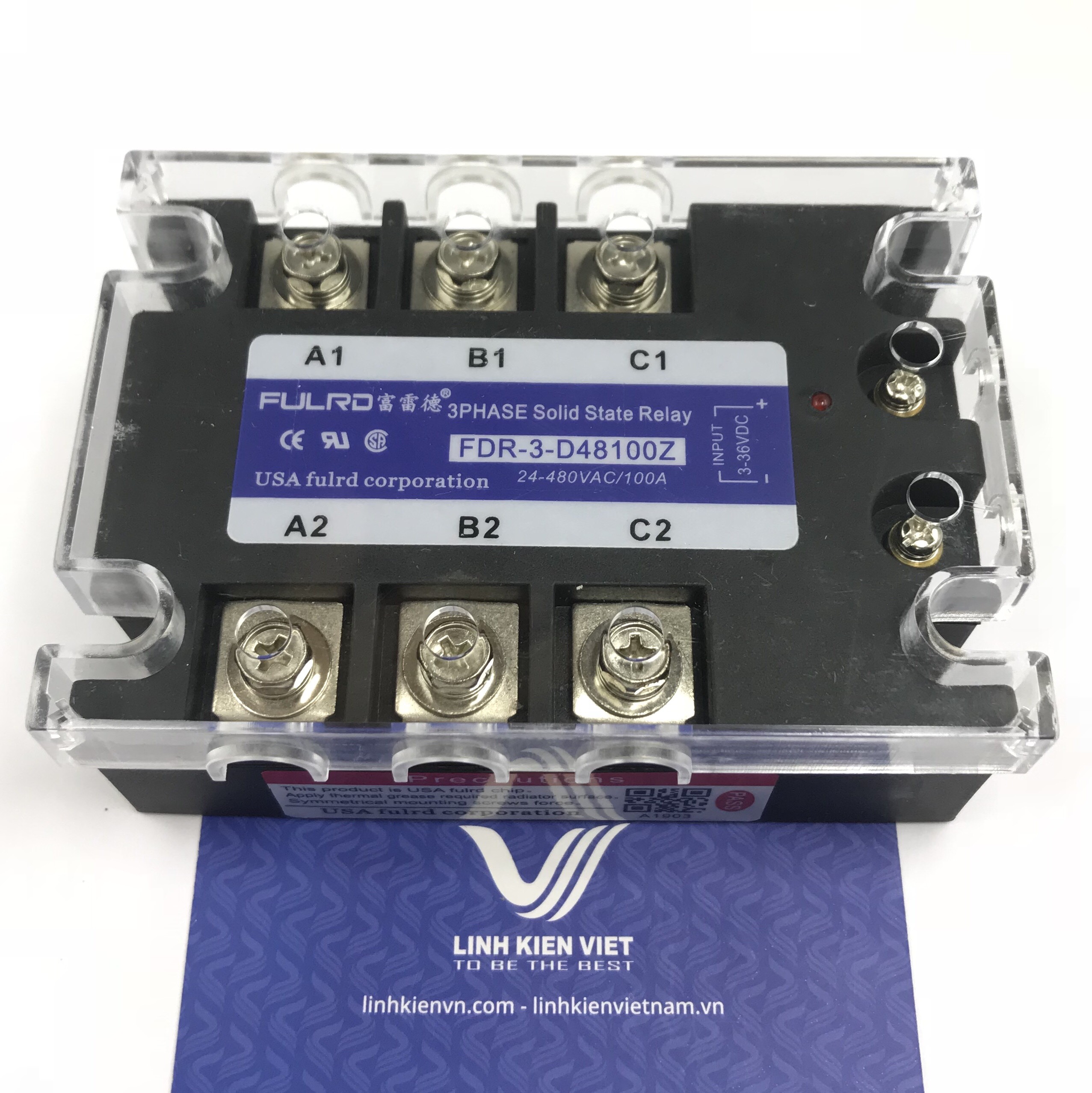 Relay bán dẫn 3 pha | Công ty cổ phần Linh Kiện Việt Nam