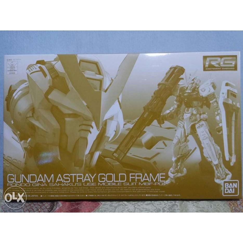 P-Bandai Exclusive : RG Astray Gold Frame (Limited) Gundam