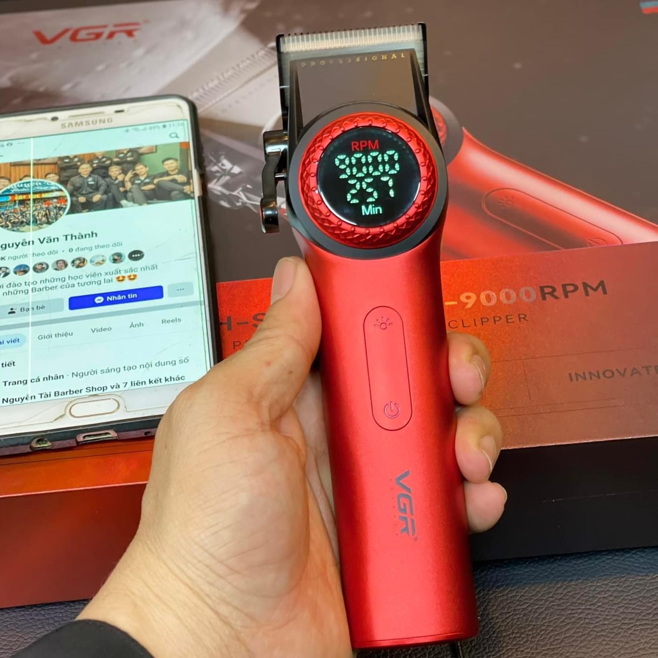 Tông Đơ Cắt Tóc VGR V-001 | Đồ nghề tóc