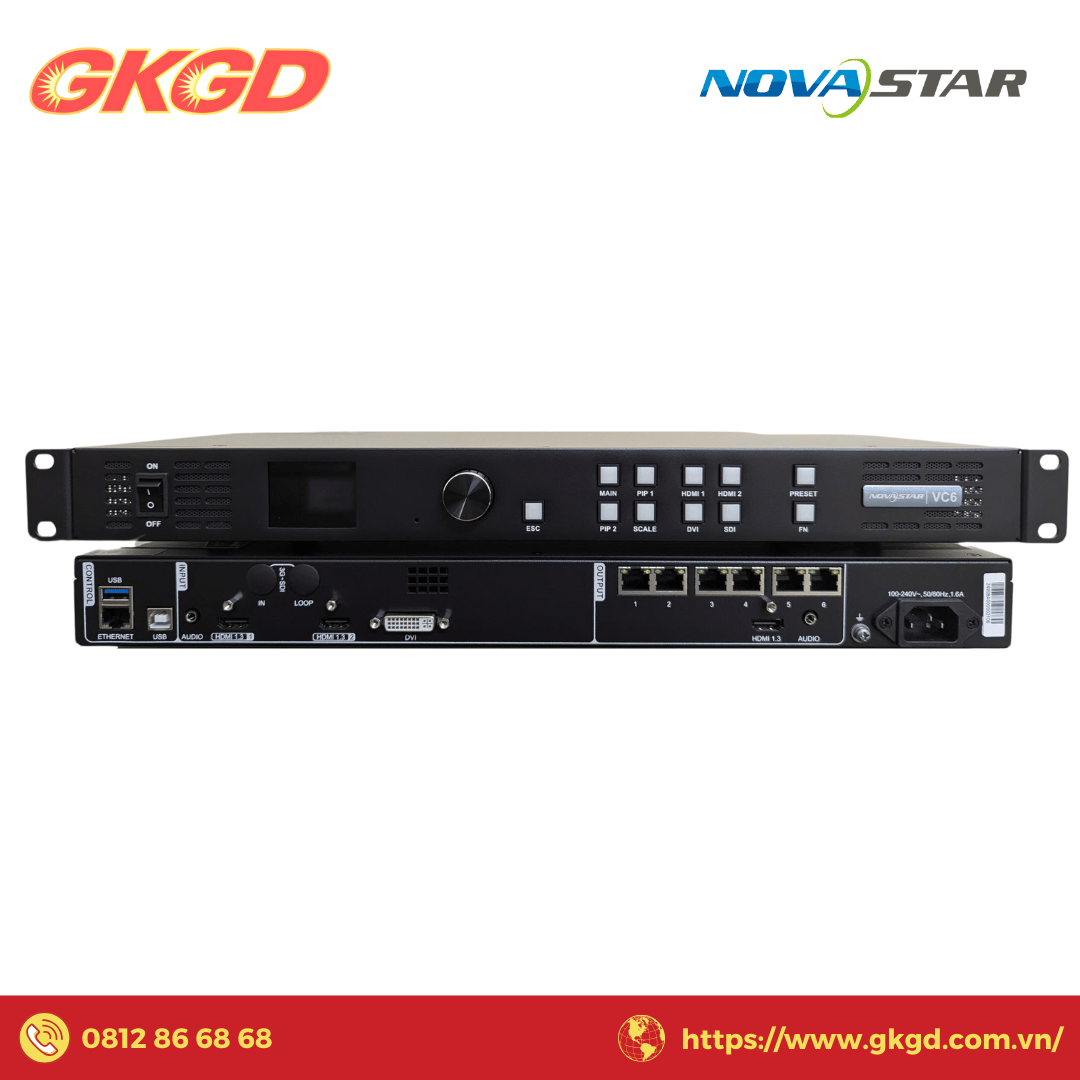 Bộ xử lý hình ảnh Novastar VC6 GKGD Việt Nam