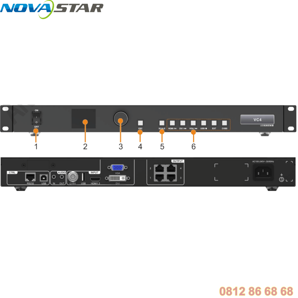 Bộ xử lý hình ảnh Novastar VC4 GKGD Việt Nam